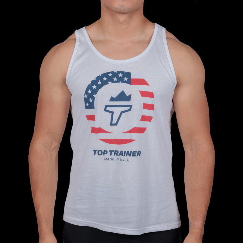 American Flag Torch Tank Top – TopTrainer